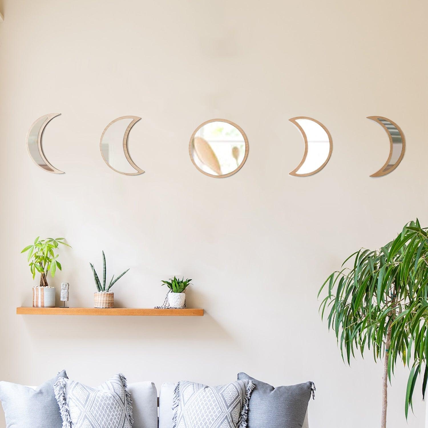 Phase Of The Moon Mirror Set | Mirror Online - Wall Art – Decor Home